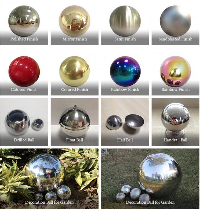Stainless Hollow Steel Ball Outdoor Decorative Garden 900mm Thickness 2MM