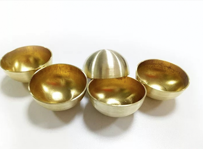 316 Grade Hollow Half Sphere Golden Plating 150mm 180mm High ...