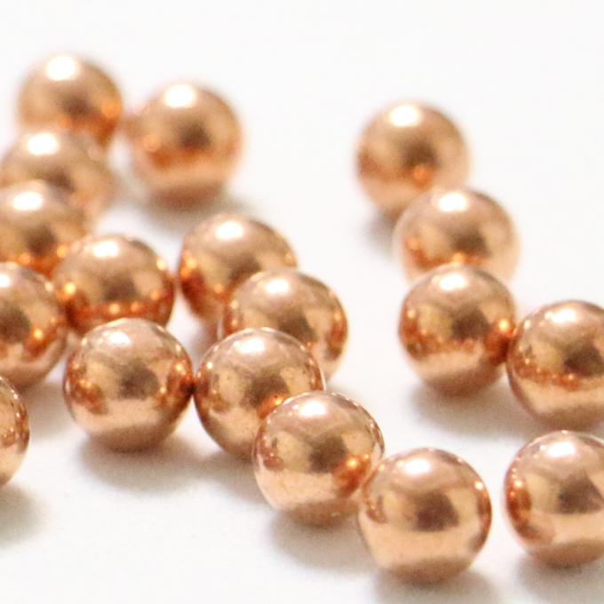 5MM 6.35MM G200 Precision Solid Copper Ball Bearings , Water Meter ...
