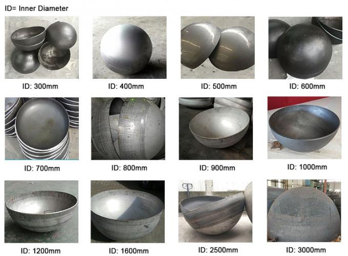 40mm - 3000mm Carbon Half Ball Stainless Steel Hemisphere Metal Hemisphere