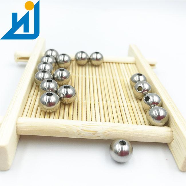 High Precision 304 22mm 25mm Threaded Stainless Steel Ball With M12 Hole